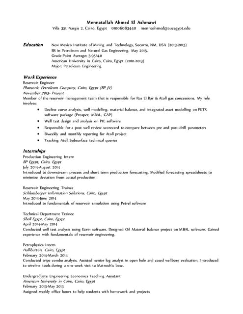 Resume English allahyari | DOC | Technology & Computing