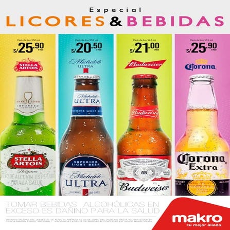 Especial Licores & Bebidas - Nacional - Makro | PDF