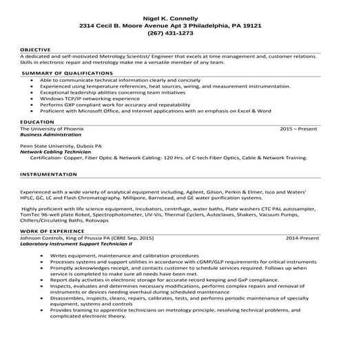 Nigel Resume-2017 | PDF