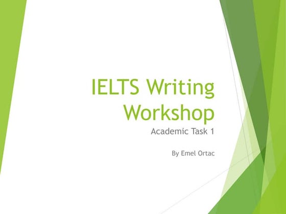 IELTS Writing Task 01 | PPTX