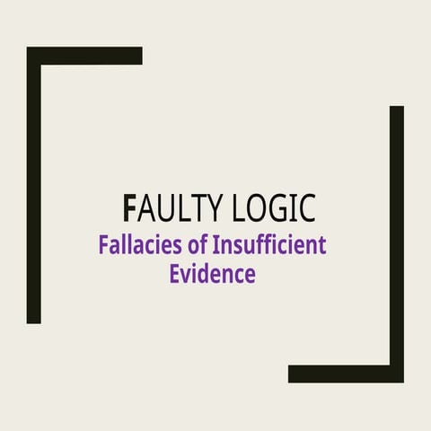 english 9-fallacy---faulty logic, quarter 3 | PPTX