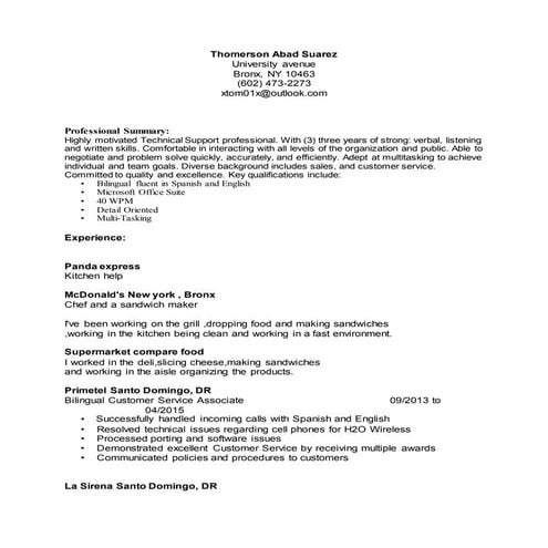 Alana's resume | DOCX