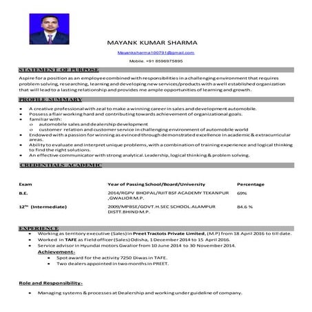 MAYANK RESUME . | DOCX | Careers