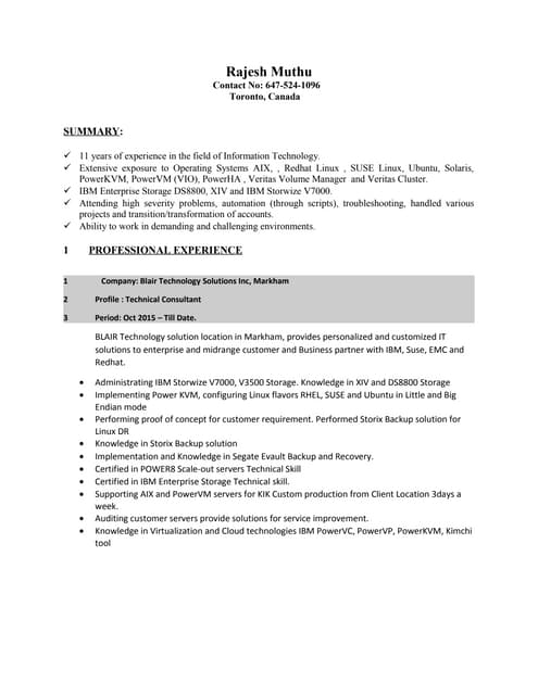 Chakravarthy_SnapshotProfile | PPTX | Computing | Technology & Computing