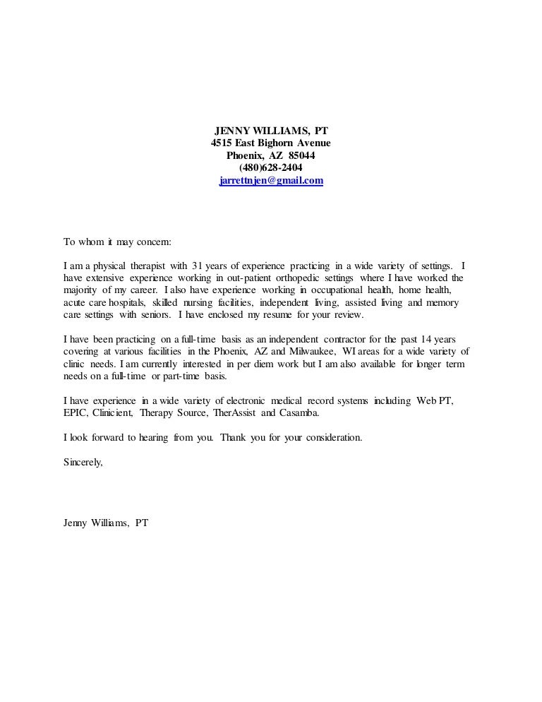 Cover letter - updated