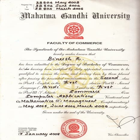 Degree and PG Certificates-01 | PDF