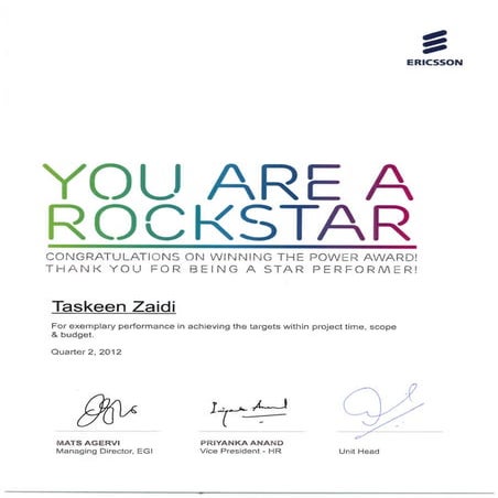 Power_Award_Ericsson | PDF