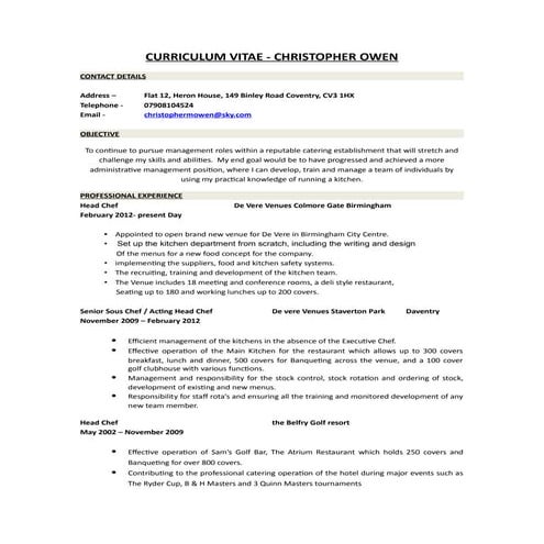 CV_Christopher_Owen_2015 | PDF