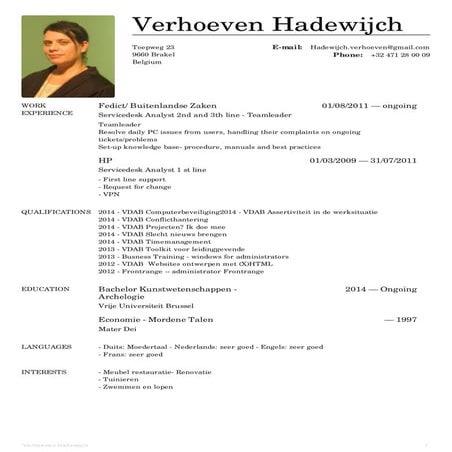 CV_HV (2) | PDF