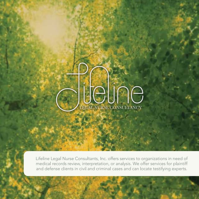 Lifeline Brochure | PDF