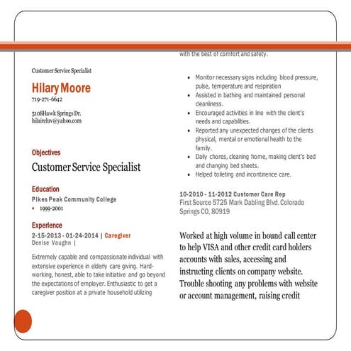 Sandy's resume March 2015 | PDF