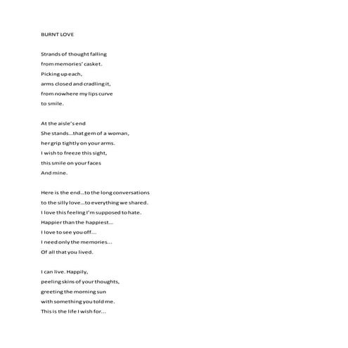 burnt love | PDF