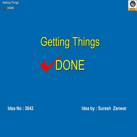 An Introduction to Getting Things Done (GTD) | PDF