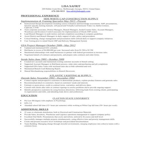 Lisa Safrit Resume | DOC
