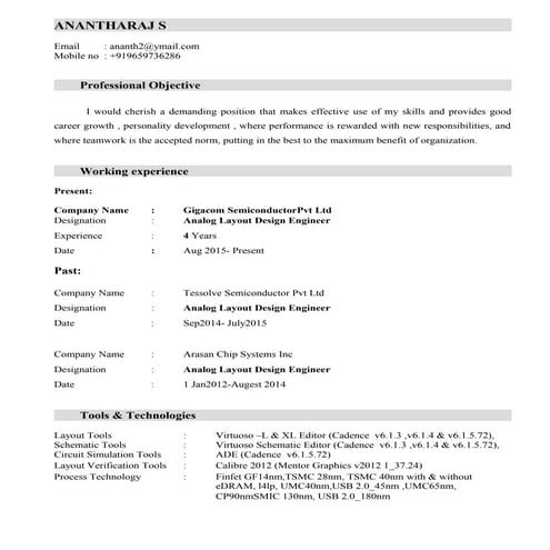 Ananth_Resume | PDF