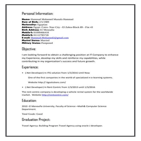 Hammad Mohammed | PDF