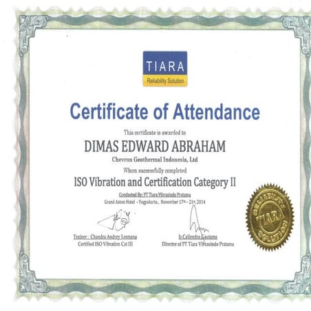 reliability certificates | PDF