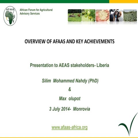 OVERVIEW OF AFAAS AND KEY ACHIEVEMENTS | PPT