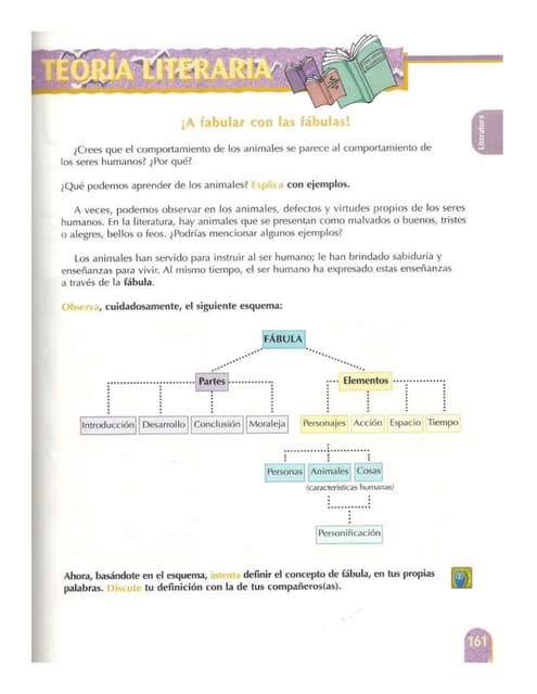 Guía comprensión lectora fabula | PDF
