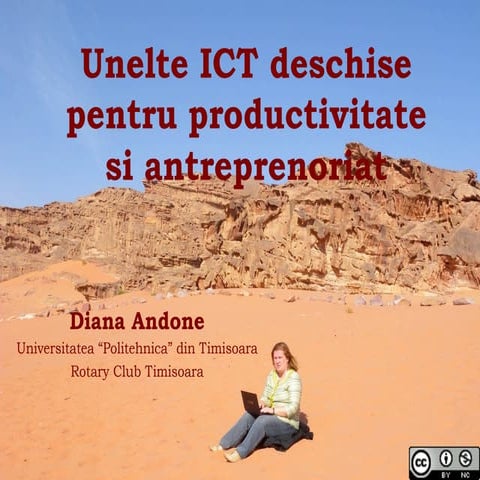 Unelte ICT deschise pentru productivitate si antreprenoriat | PDF