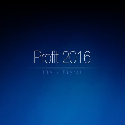 AFAS Open 2014 - Presentatie Profit HRM | PDF