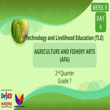 Technology and Livelihood Education AFA Week 8 Day 4.pptx