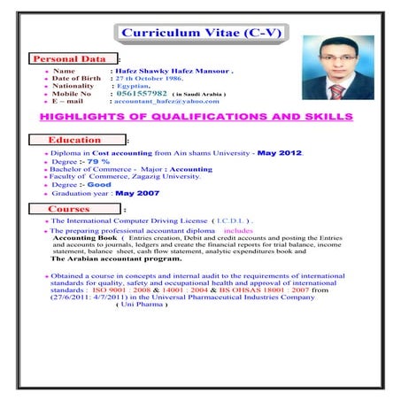 cv eng | PDF