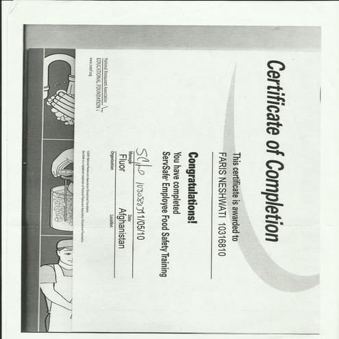 ServSafe Training | PDF