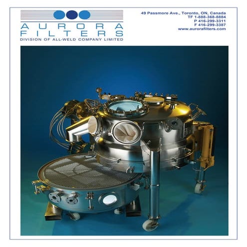 Aurora Filter Brochure 2011 | PDF