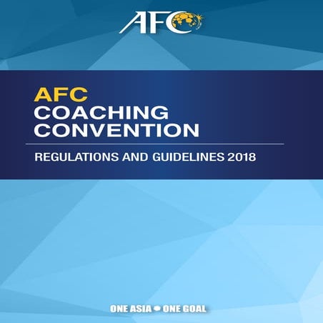 Afc coaching-convention-regulations-and-guidelines-2018-x3719 | PDF