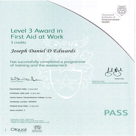 Level 3 First aid at Work | PDF