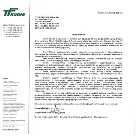 Oliwia.referencje | PDF