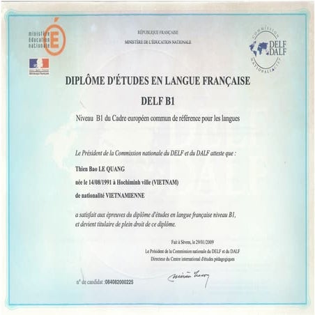 DELF B1 (front) | PPT