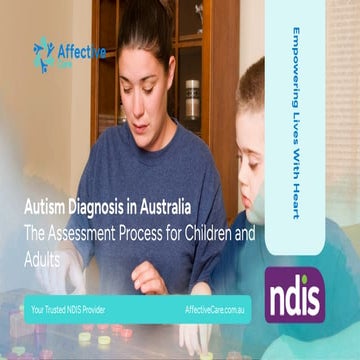 Autism Diagnosis in Australia: The Assessment Process for Children and ...