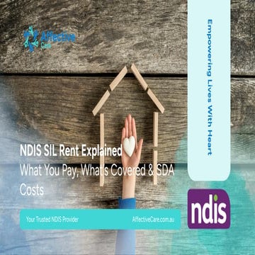 NDIS SIL Rent Explained: What You Pay, What’s Covered & SDA Costs | PDF