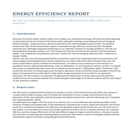 ENERGY EFFICIENCY REPORT | PDF