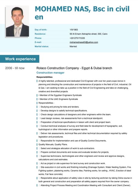 Youssef Amin CV | DOCX