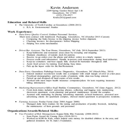 Kaitlyn Lattimer resume 1.2015