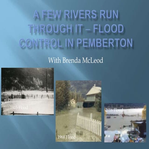 A Few Rivers Run Through It – flood control in Pemberton | PPT