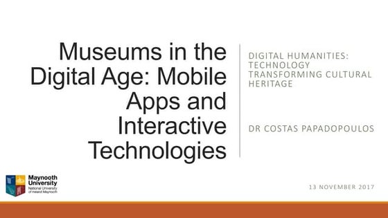 Visitors, Movement, and Circulation in Museums | PPTX | Museums ...