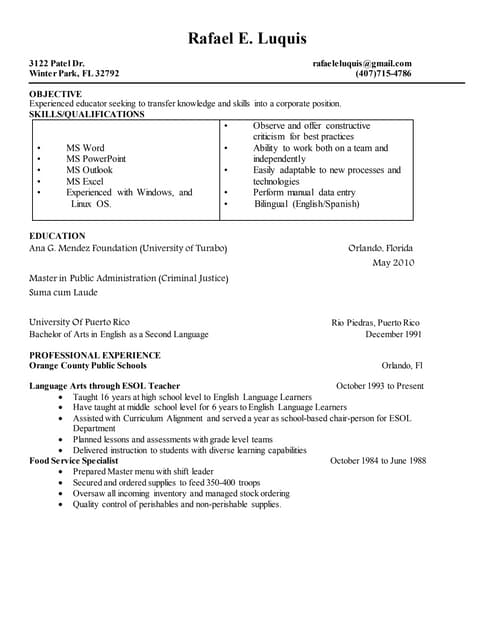 Melissa Resume | PDF