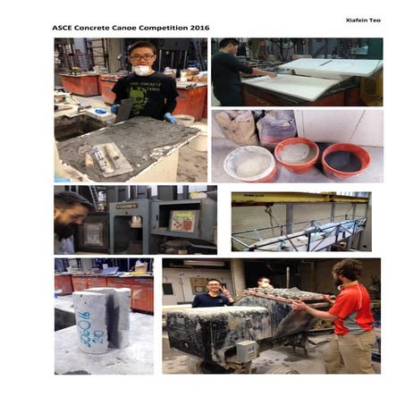 ASCE Midwest Regional Concrete Canoe Competition 2016 | PDF