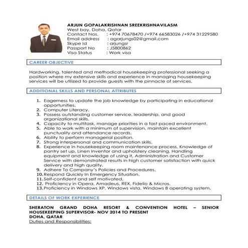 Arjun new cv pdf | PDF