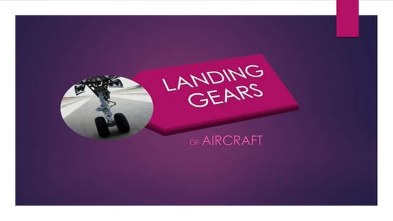 Aircraft rigging, levelling and jacking system | PPT