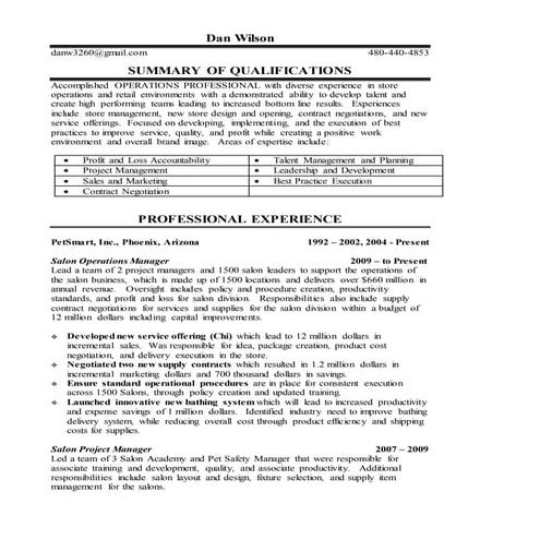 Dan_Wilson Resume | PDF