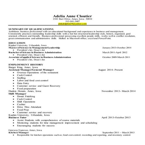 Adelia Anne Cloutier 1 | DOCX