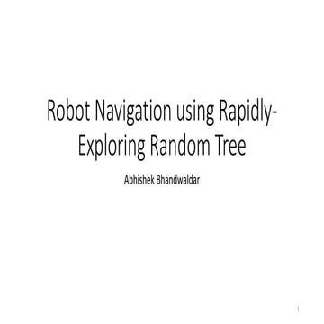 Rapidly-Exploring Random Tree | PPSX