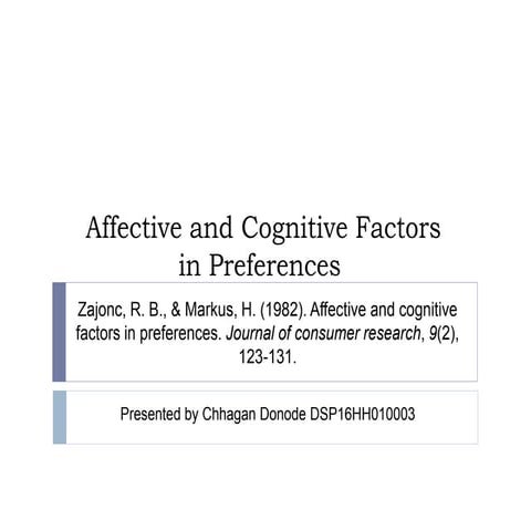 Affective and Cognitive Factors in Preferences.pptx