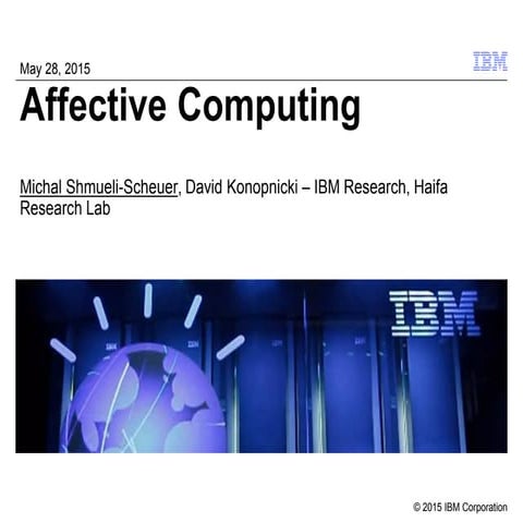 Affective computing short -external | PDF | Email | Internet