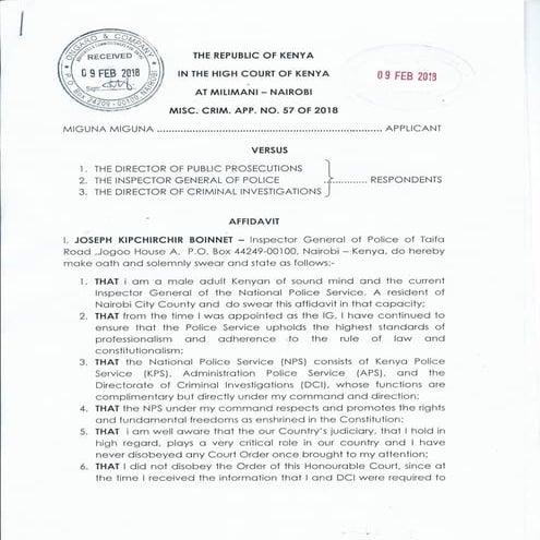 Affidavit joseph k boinnet | PDF | Crime & Harmful Acts to Individuals ...